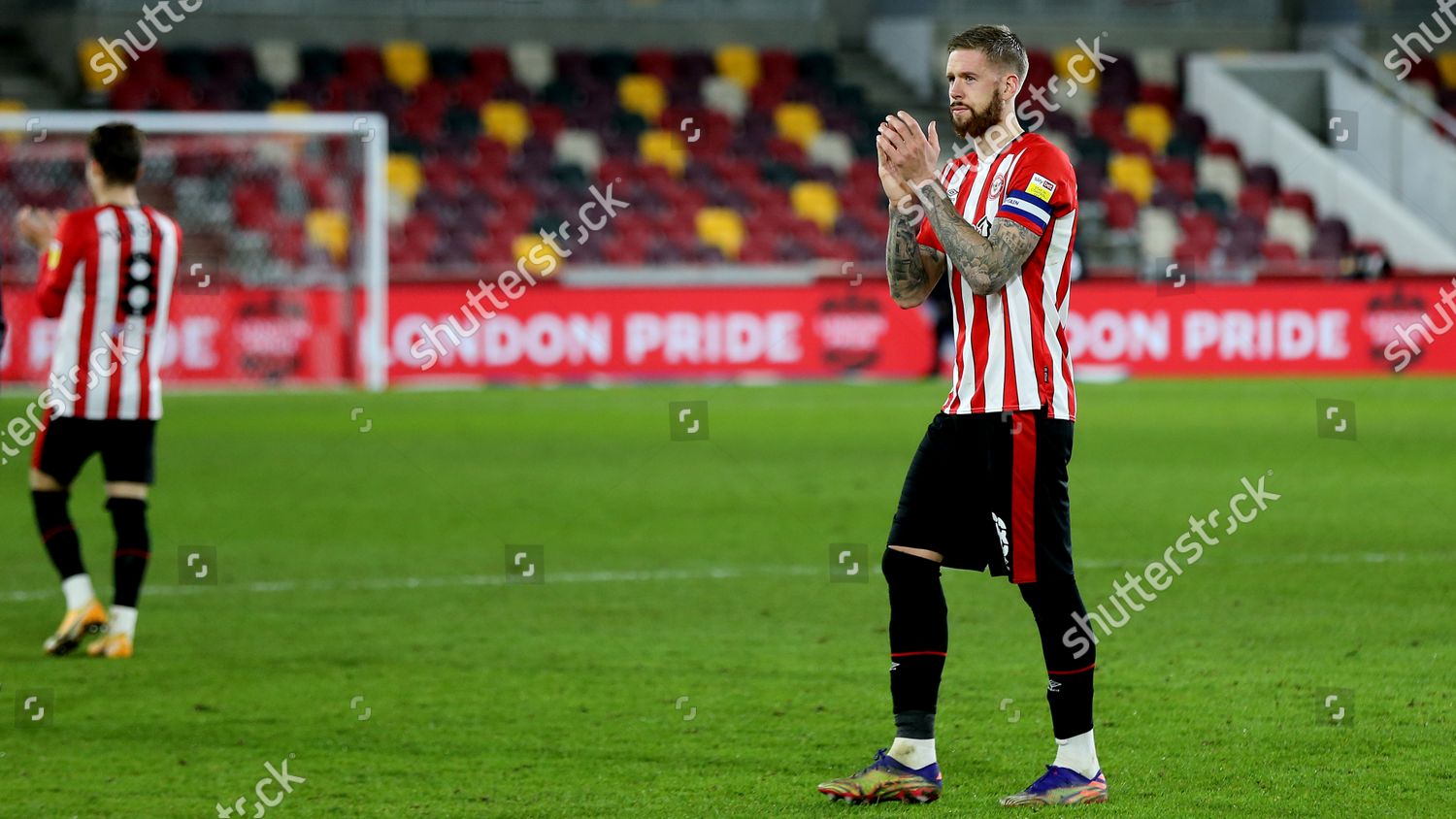 Brentford Captain Pontus Jansson Applauds Home Editorial Stock Photo - Stock Image | Shutterstock