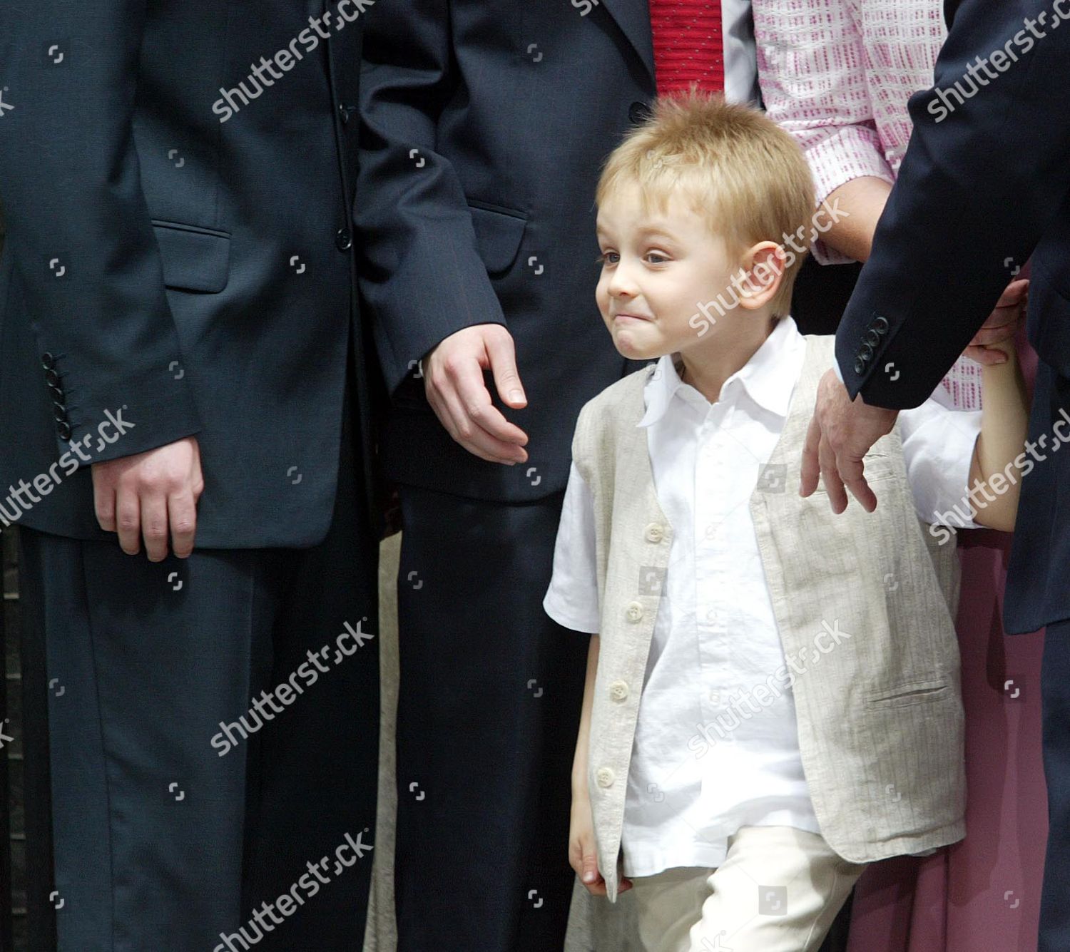 Leo Blair Outside Number 10 Downing Editorial Stock Photo - Stock Image ...