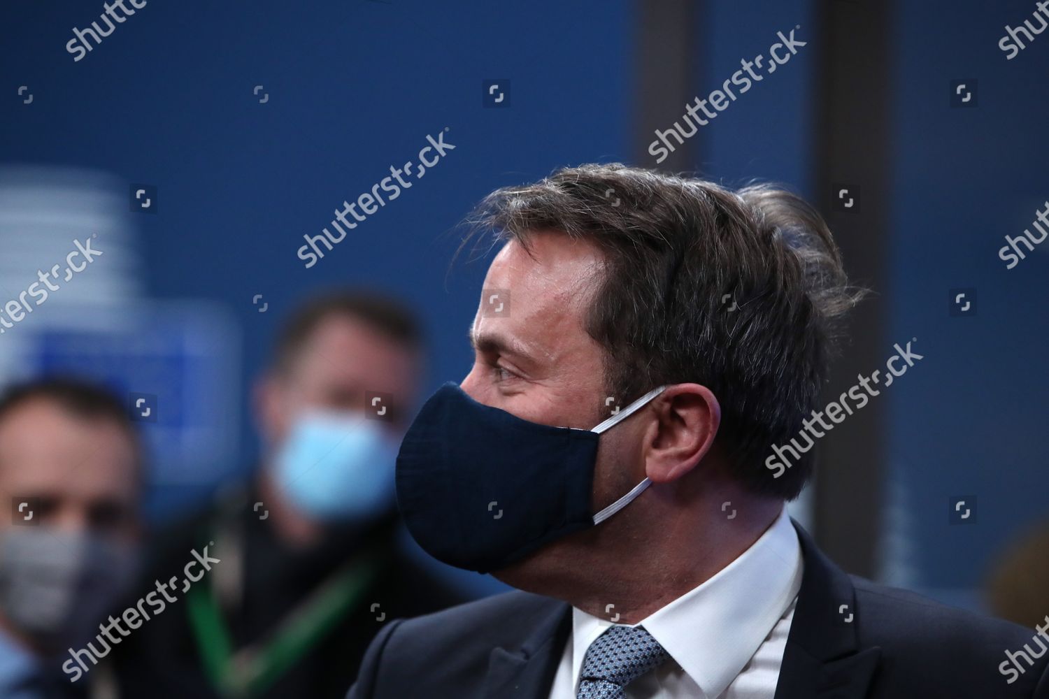 Luxembourg Prime Minister Xavier Bettel Wearing Editorial Stock Photo ...