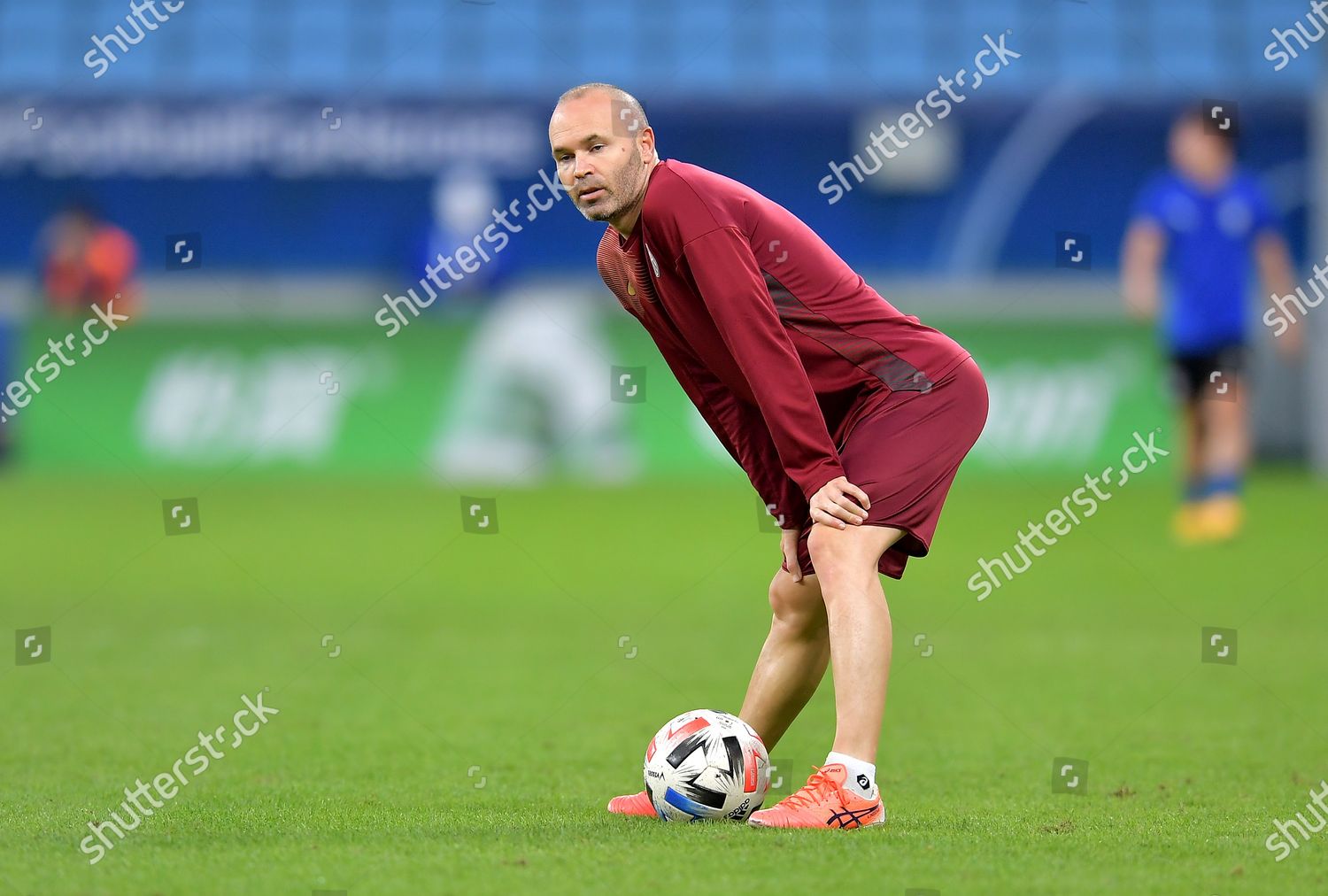 Andres Iniesta Vissel Kobe During Warmup Editorial Stock Photo - Stock ...