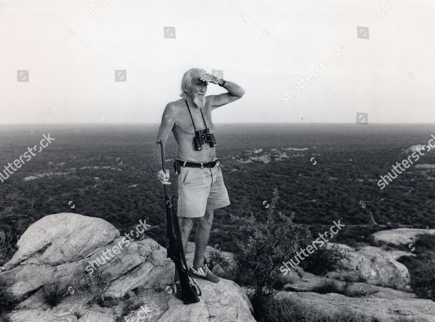 George Adamson Wildlife Conservationist Kora Game Editorial Stock Photo ...