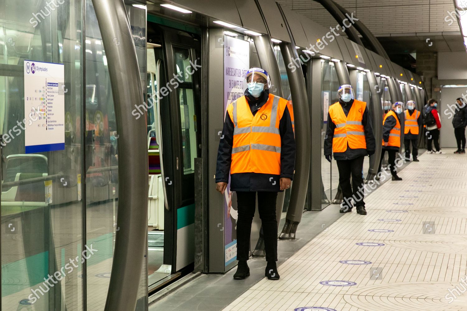 Ratp Agents On Line 14 Editorial Stock Photo - Stock Image | Shutterstock
