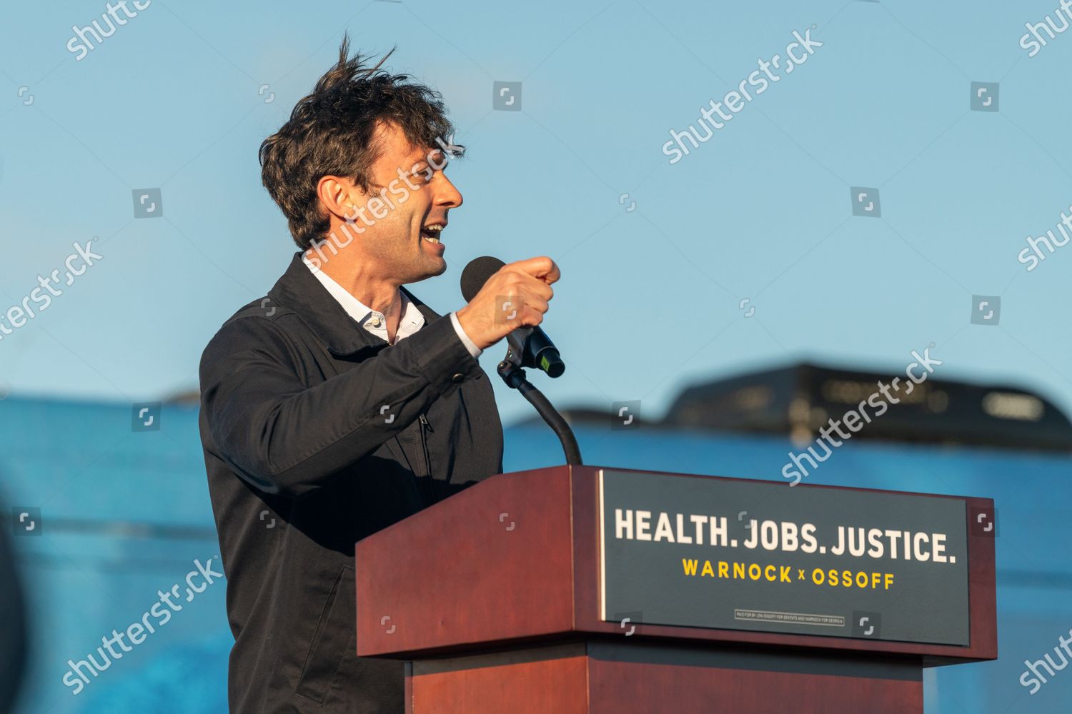 Jon Ossoff Encourages Constituents Vote Early Editorial Stock Photo ...