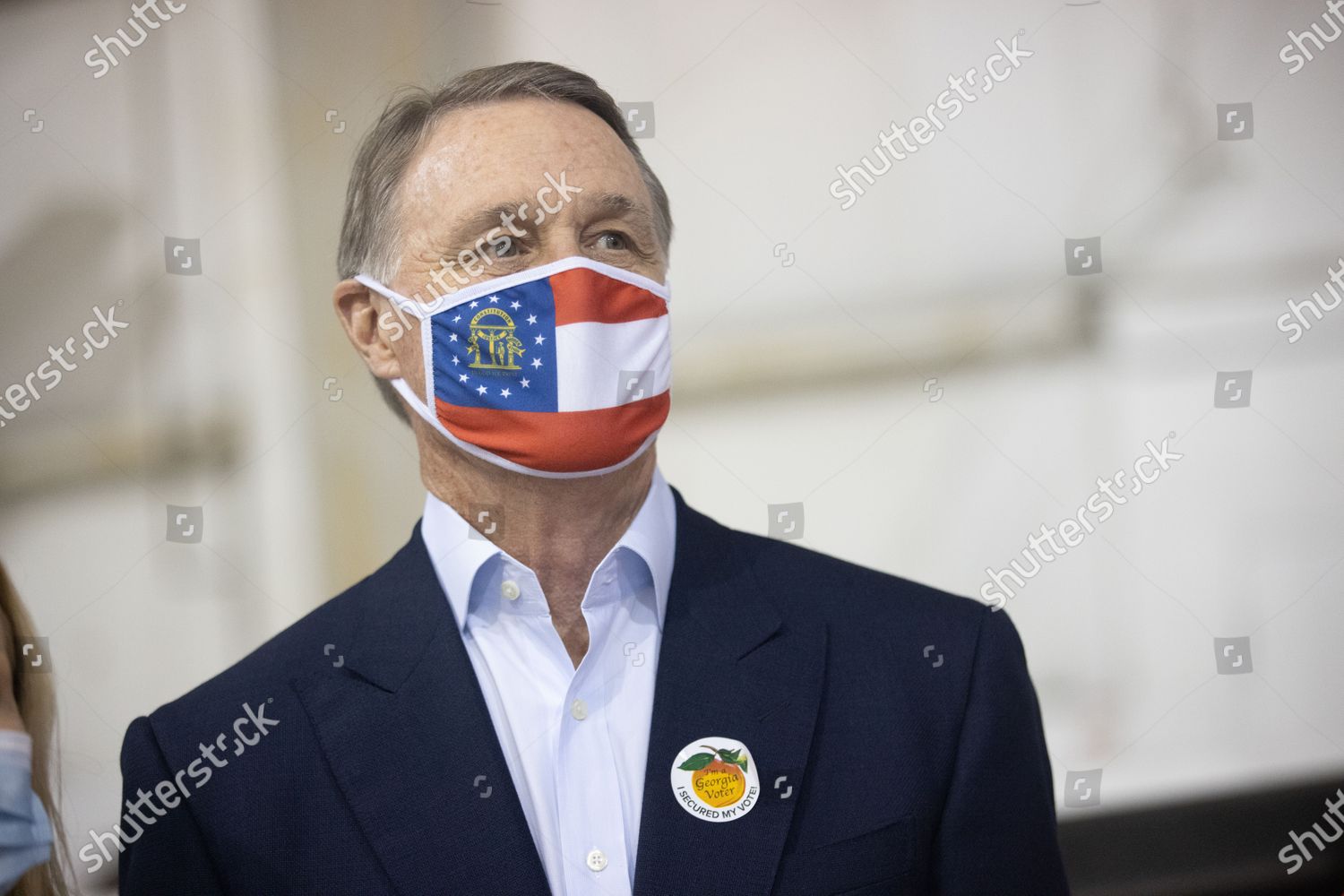 Senator David Perdue Greets Supporters Rally Editorial Stock Photo ...