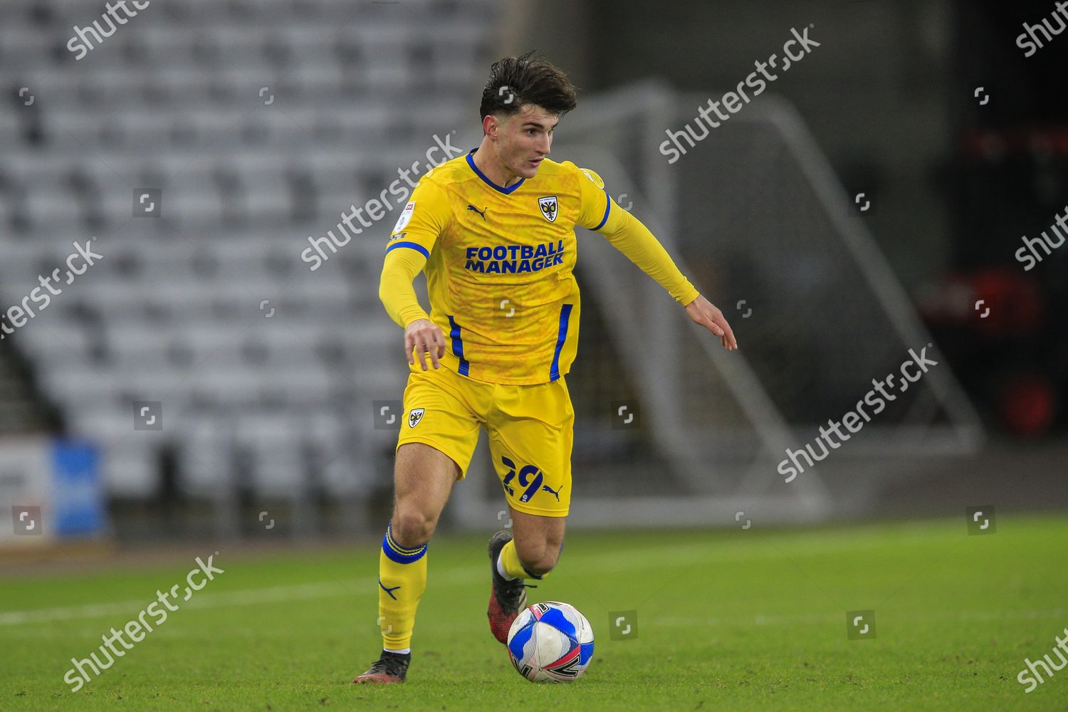 Ryan Longman 29 Afc Wimbledon Ball Editorial Stock Photo - Stock Image ...
