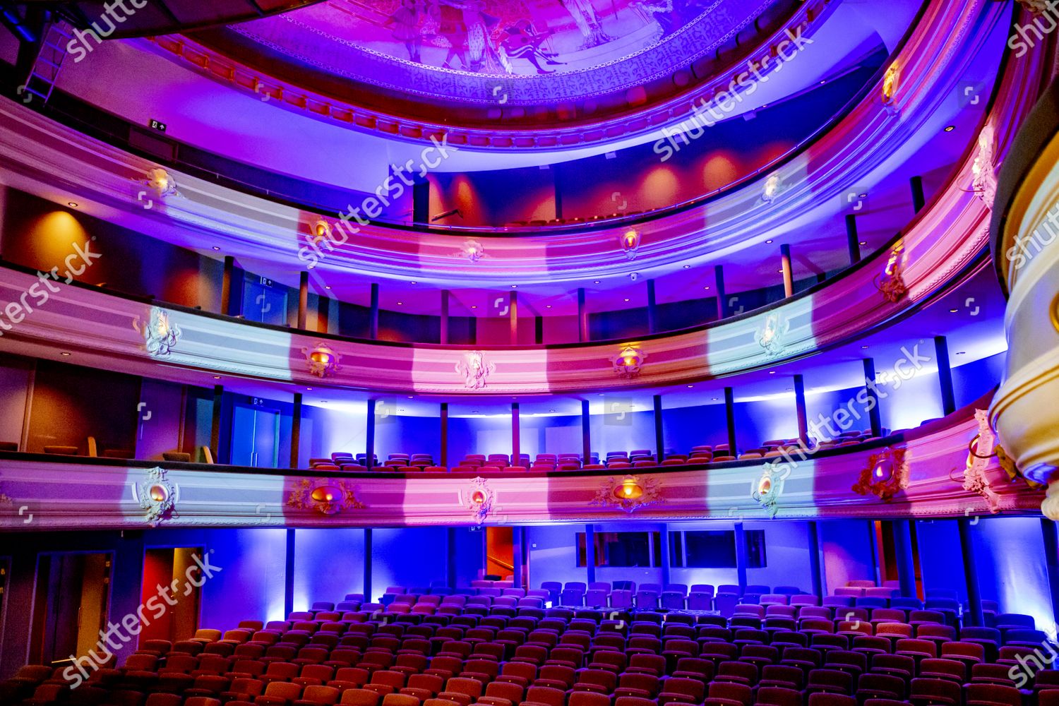 Empty Theater Due Lockdown Without Audience Editorial Stock Photo ...