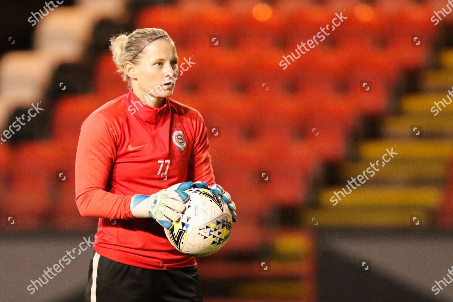 Ivana Pavlova 77 Sparta Prague Warms Editorial Stock Photo - Stock ...