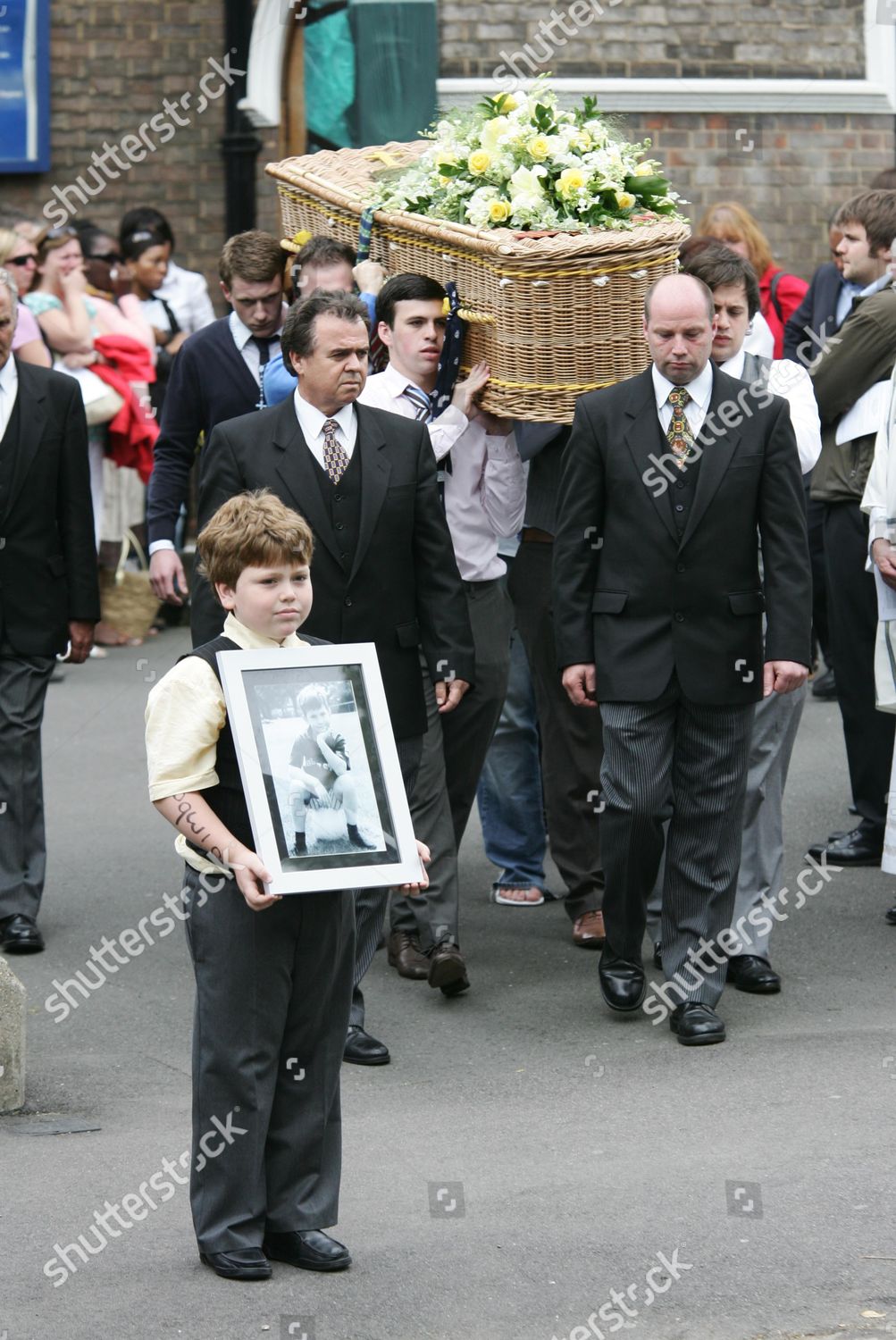 George Mizen Holding Photo His Murdered Editorial Stock Photo - Stock ...