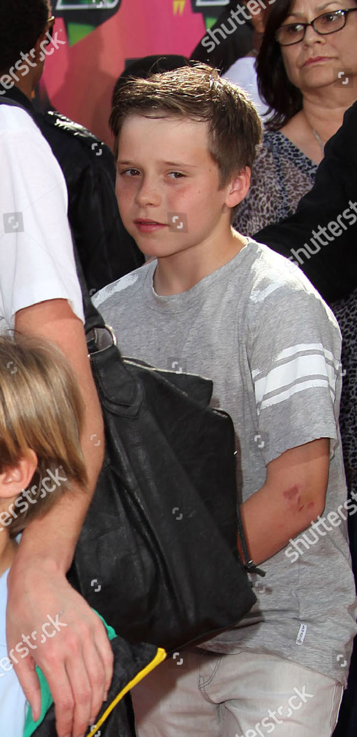 Brooklyn Beckham Graze On Arm Editorial Stock Photo - Stock Image ...