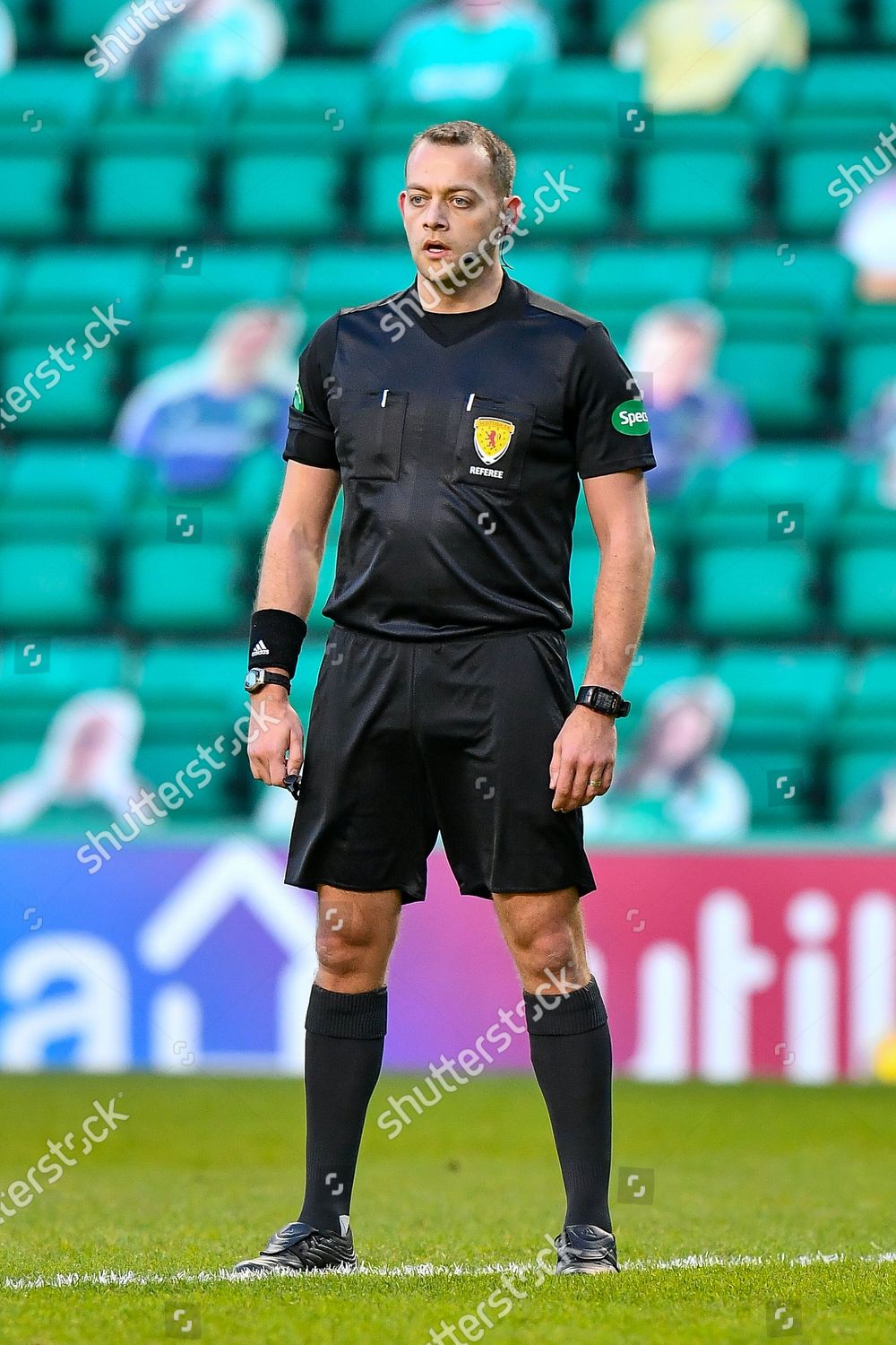 Referee Gavin Duncan During Spfl Premiership Editorial Stock Photo ...