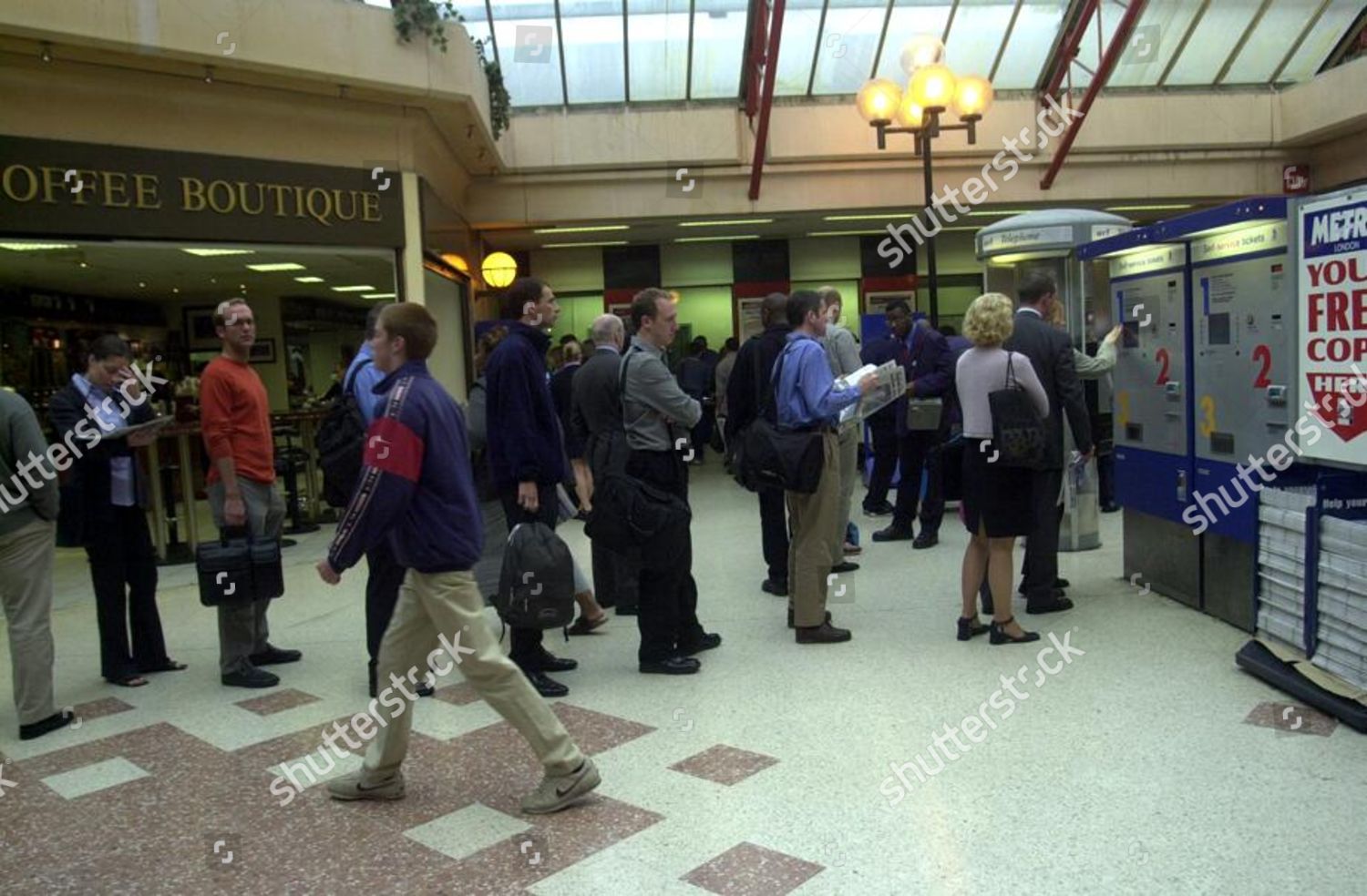 Queues Build New Ticket Machines Clapham Editorial Stock Photo - Stock ...
