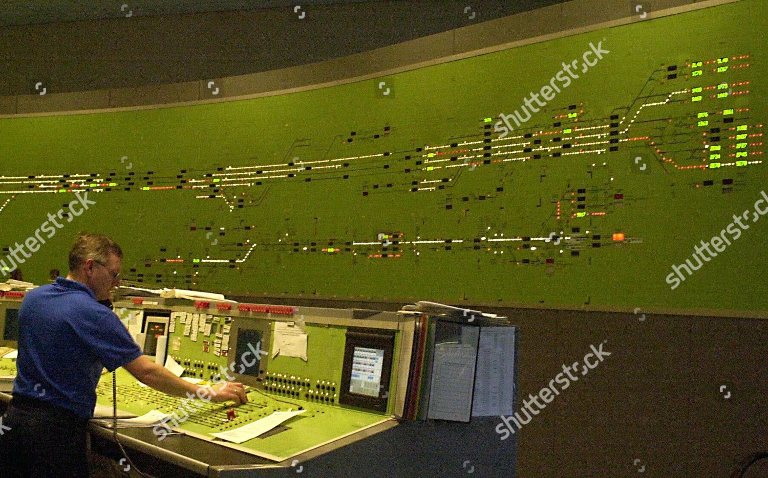Inside Victoria Railway Signal Box London Editorial Stock Photo - Stock ...