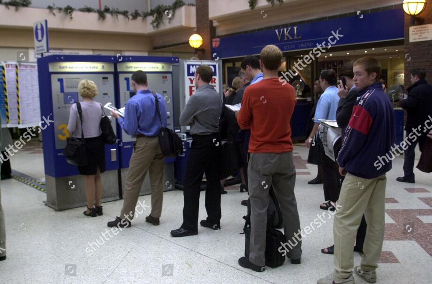 Queues Build New Ticket Machines Clapham Editorial Stock Photo - Stock ...