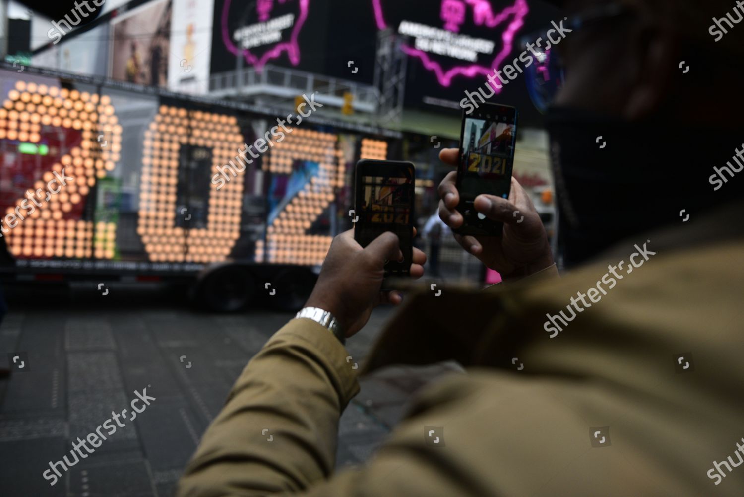 Times Square New Years Eve Numerals Editorial Stock Photo - Stock Image ...