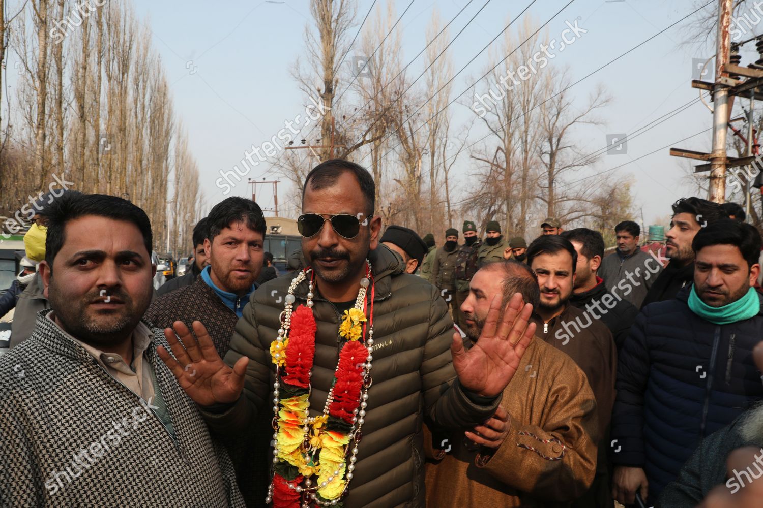 Independent Candidate Shabir Ahmad Supporters Celebrating Editorial ...