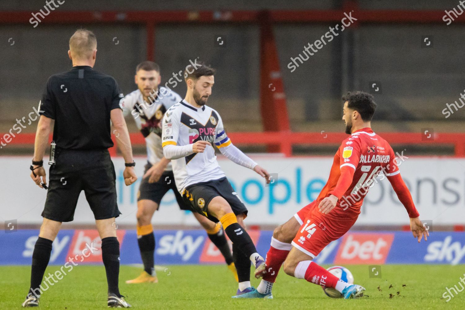 David Rock Referee Looking On Josh Editorial Stock Photo - Stock Image ...