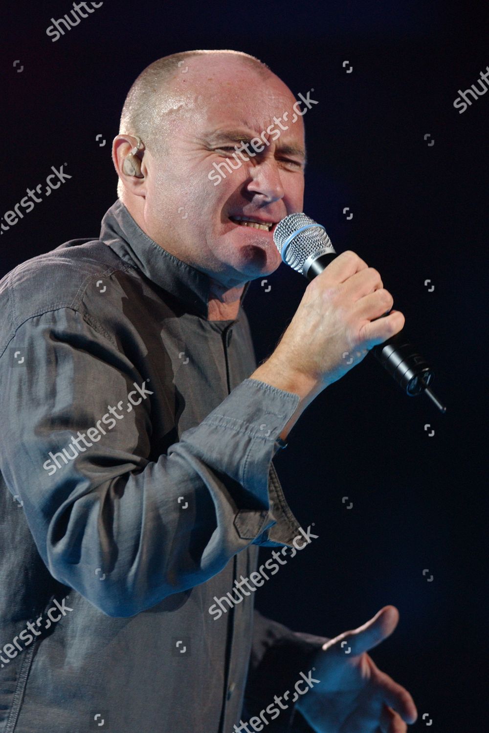 Phil Collins Performs During Finally First Editorial Stock Photo ...