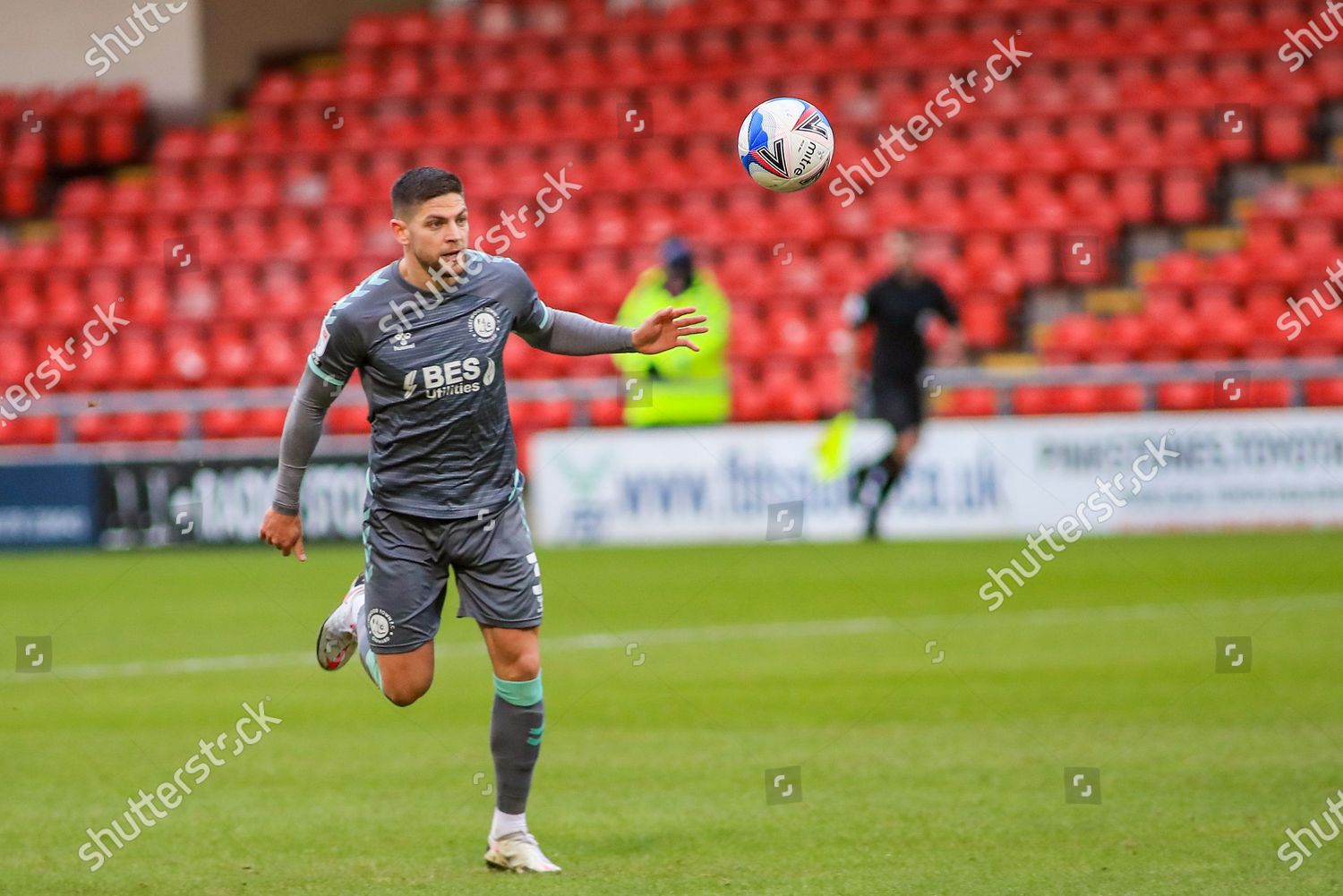 Fleetwood Town Defender Danny Andrew 3 Editorial Stock Photo - Stock ...
