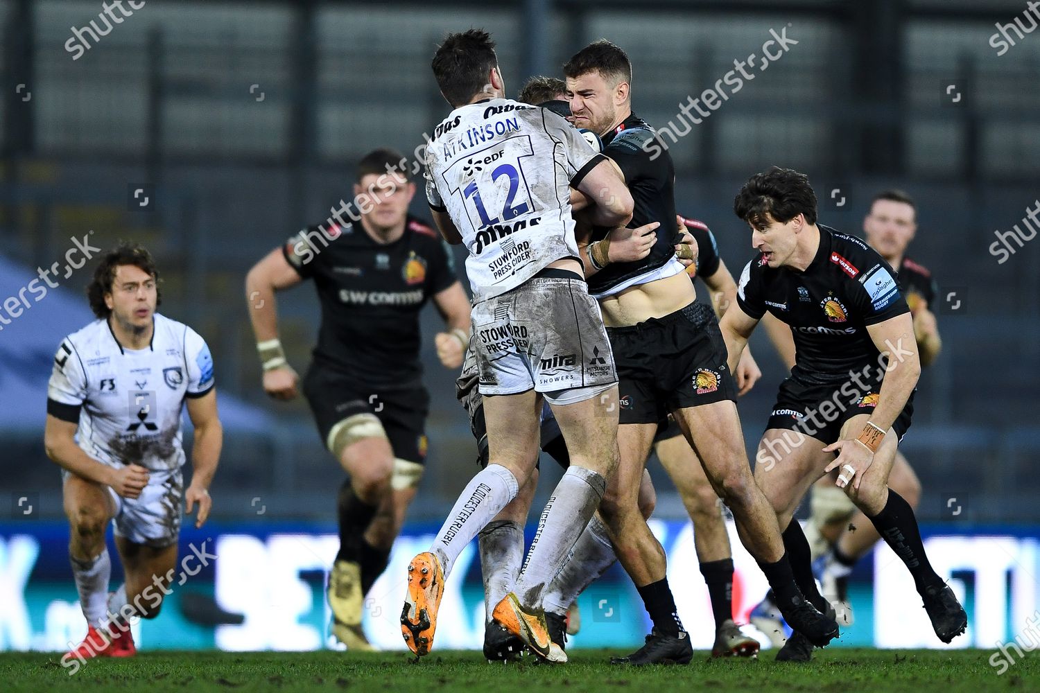 Ollie Devoto Exeter Chiefs Challenged By Editorial Stock Photo - Stock ...