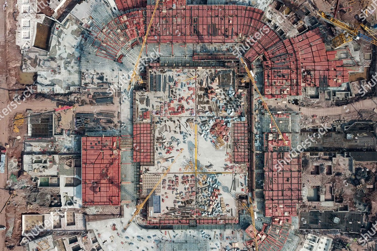Aerial View Guangzhou Evergrande Football Stadium Editorial Stock Photo ...
