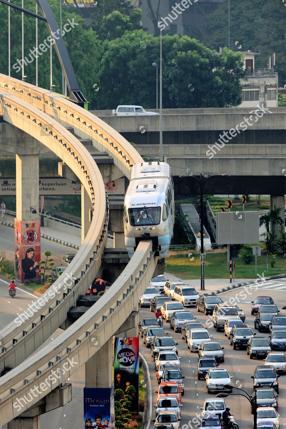 Kl Monorail Elevated Monorail System Previously Editorial Stock Photo ...