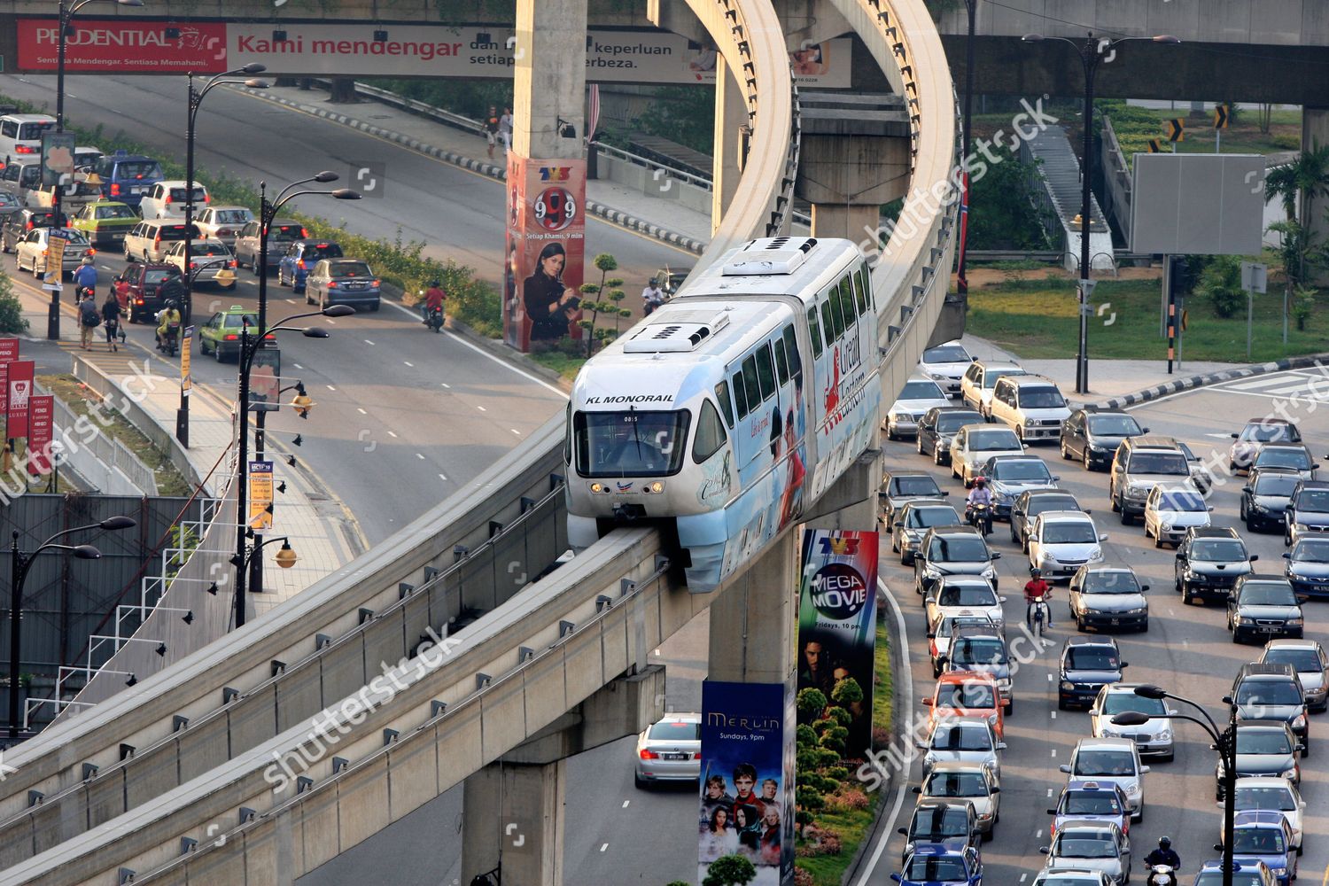 Kl Monorail Elevated Monorail System Previously Editorial Stock Photo ...