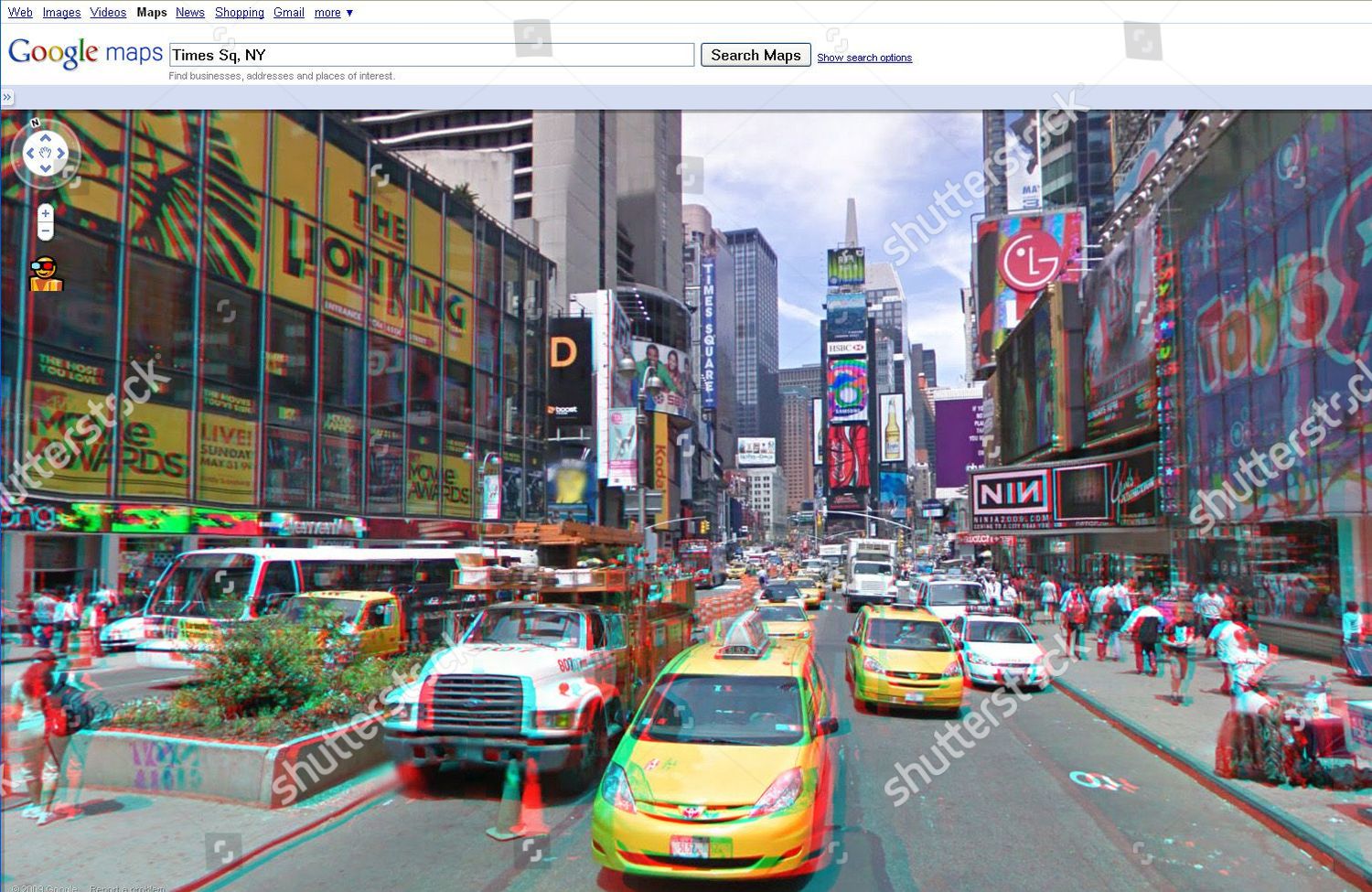 Google Maps Streetview Shows Option 3d Editorial Stock Photo - Stock ...