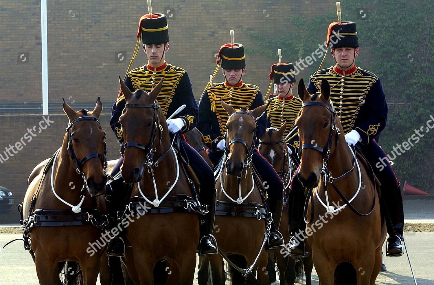 Gunner Steven Flint Centre Kings Troop Editorial Stock Photo - Stock ...