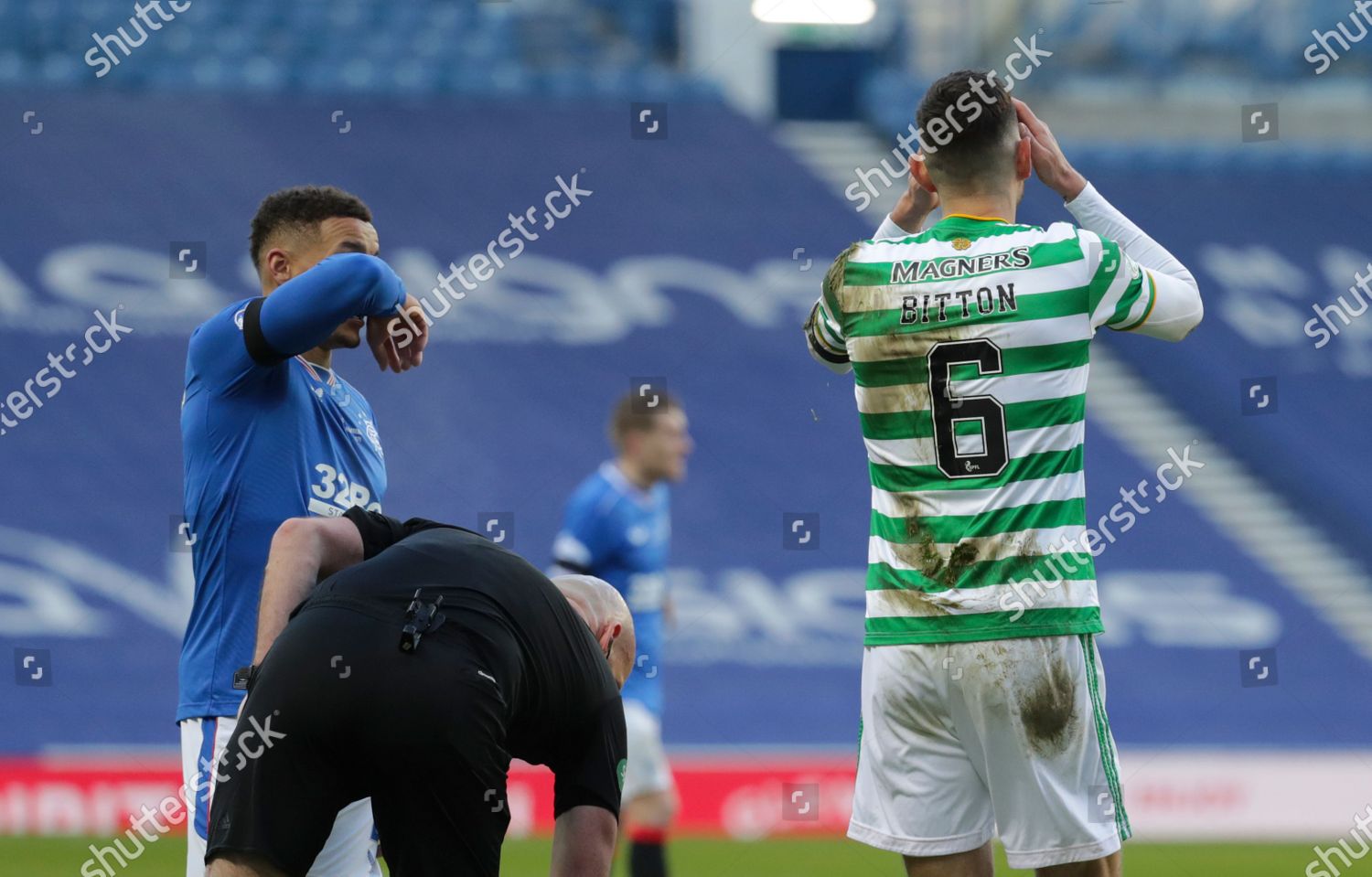 Nir Bitton Celtic Reacts After Being Editorial Stock Photo - Stock ...