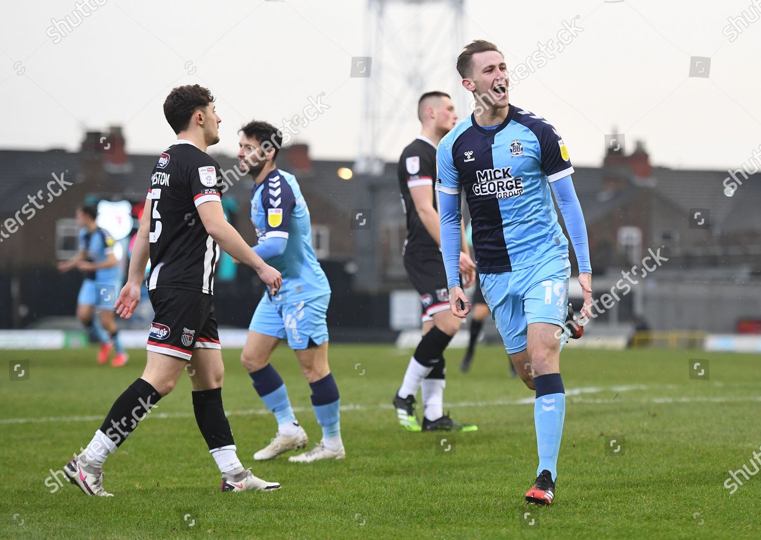 Adam May Cambridge United Celebrates Scoring Editorial Stock Photo ...