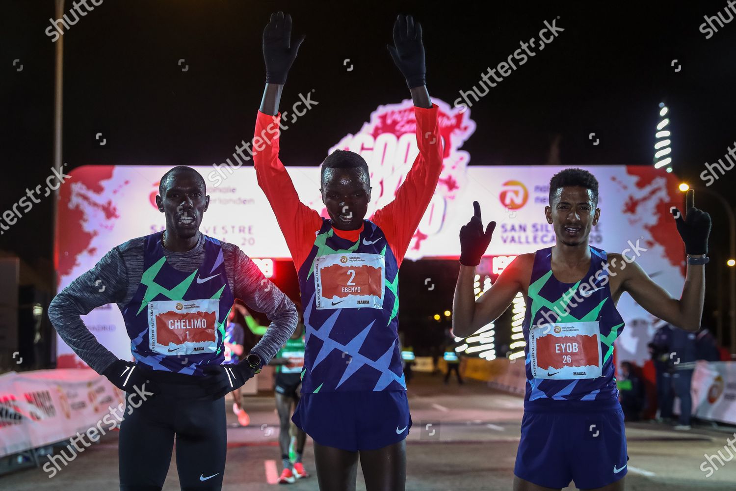 Kenyas Daniel Simiu Ebenyo C Wins Editorial Stock Photo - Stock Image ...