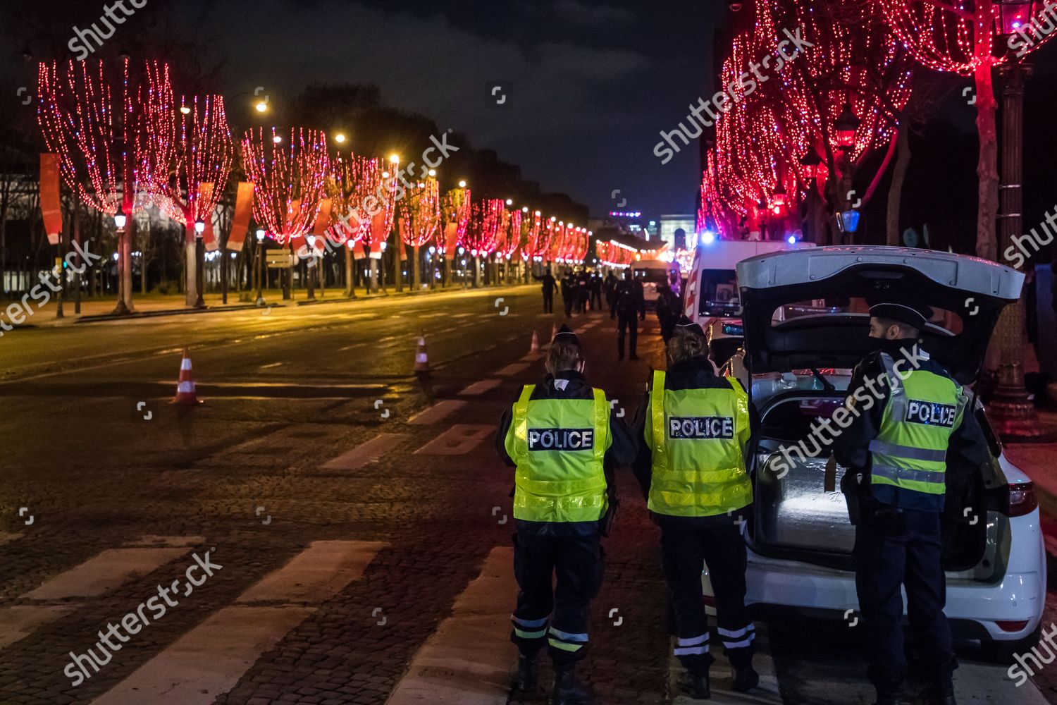 French Police Forces Control Traffic They Editorial Stock Photo - Stock ...