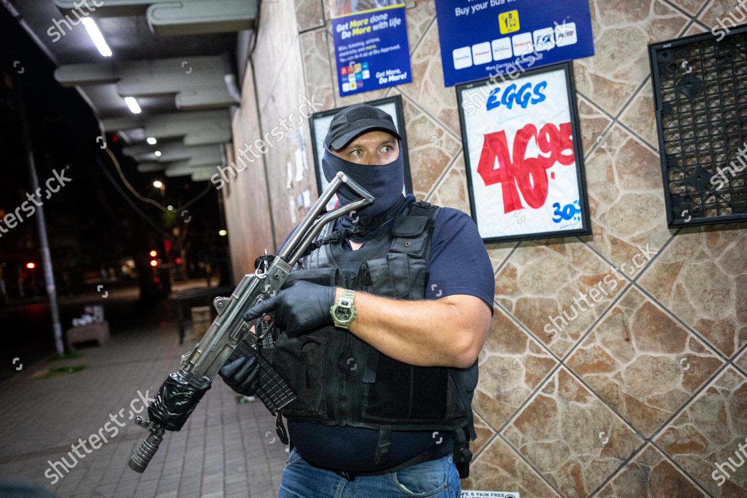 Police Officers Seen During Saps South Editorial Stock Photo - Stock ...