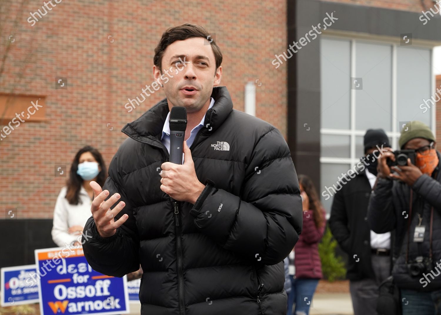 Democratic Candidate Senate Jon Ossoff Attends Editorial Stock Photo ...