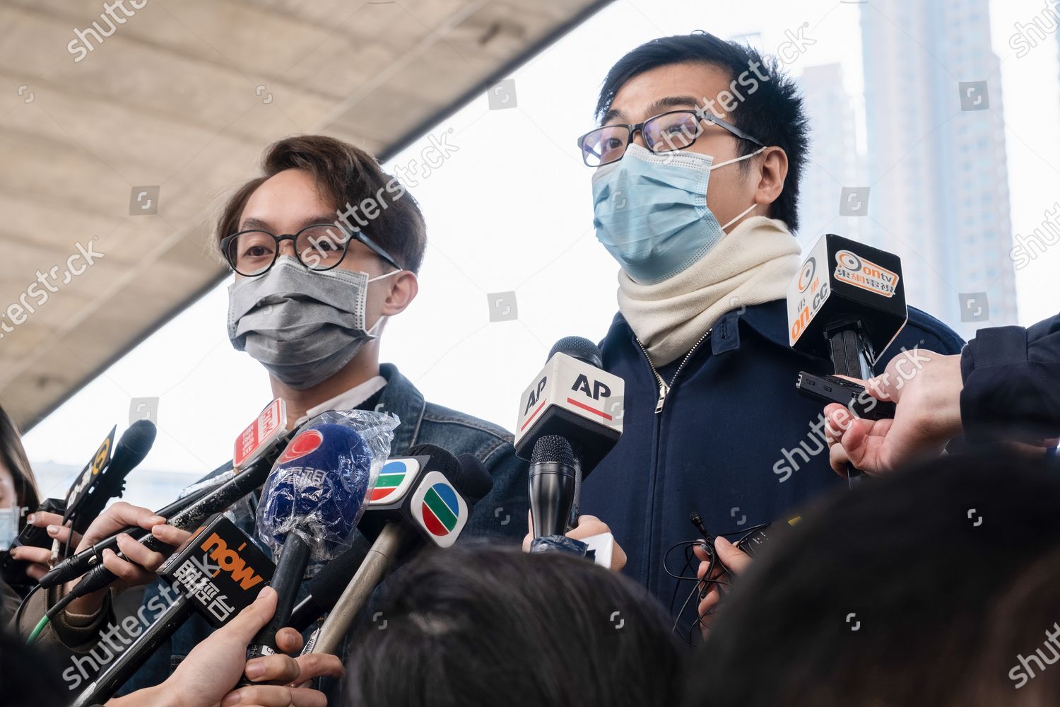 Activists Figo Chan L Sam Yip Editorial Stock Photo - Stock Image | Shutterstock