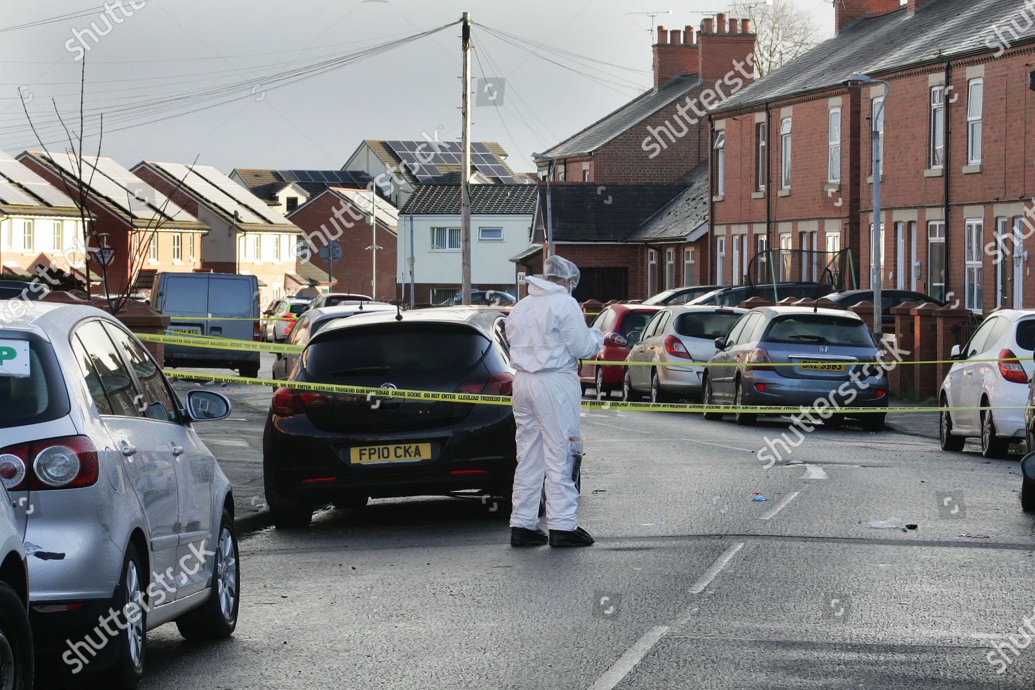 Scene Crime Officer Soco Collects Photographs Editorial Stock Photo ...