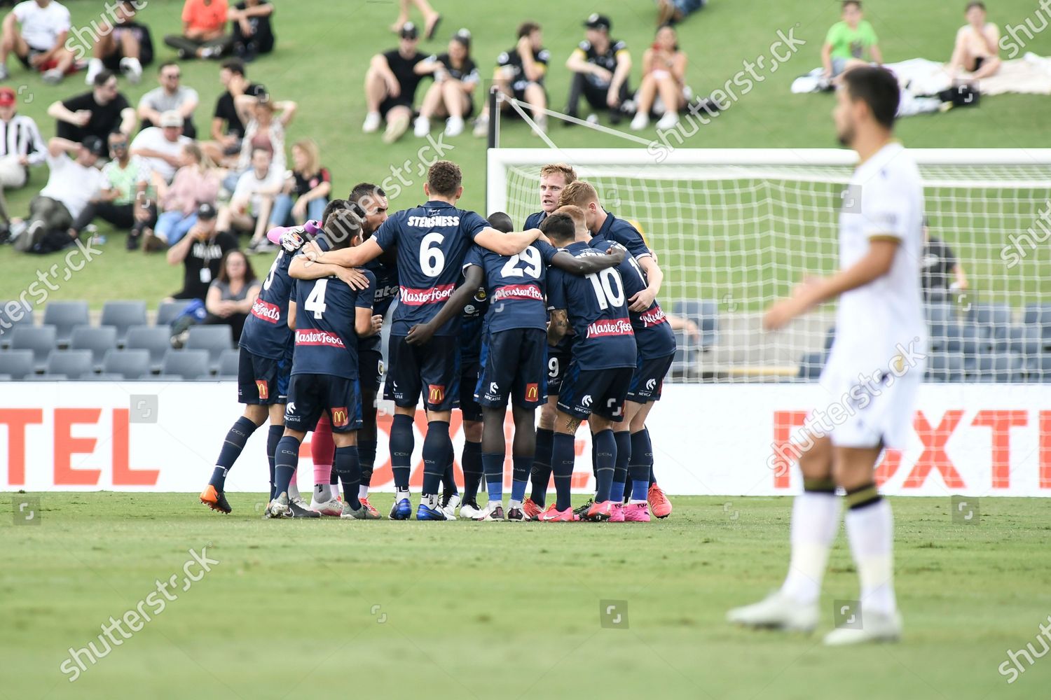 Mariners Team Huddle Before Kick Off Editorial Stock Photo - Stock ...