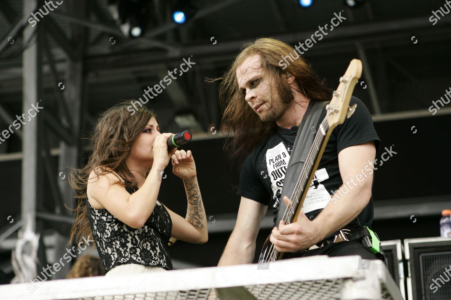 Lacey Sturm Kirkpatrick Seals Flyleaf Performs Editorial Stock Photo ...