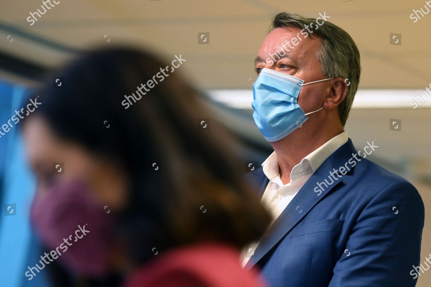 Victorian Health Minister Martin Foley Looks Editorial Stock Photo ...