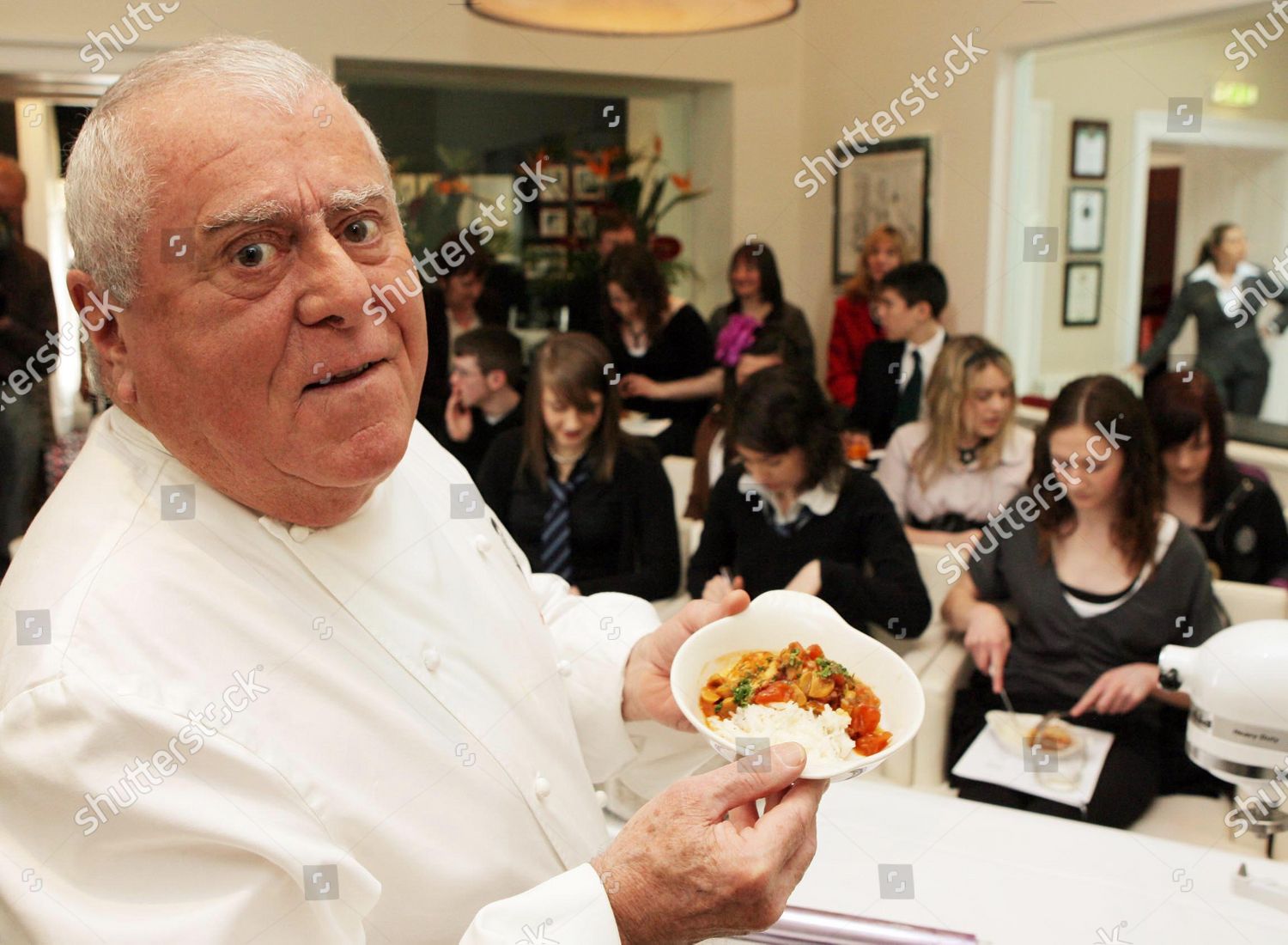 Albert Roux His Restaurant Where He Editorial Stock Photo - Stock Image ...