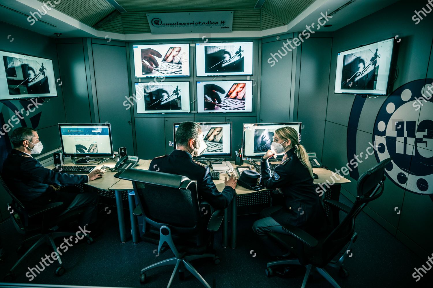 Operational Activities Online Police Station Virtual Editorial Stock ...