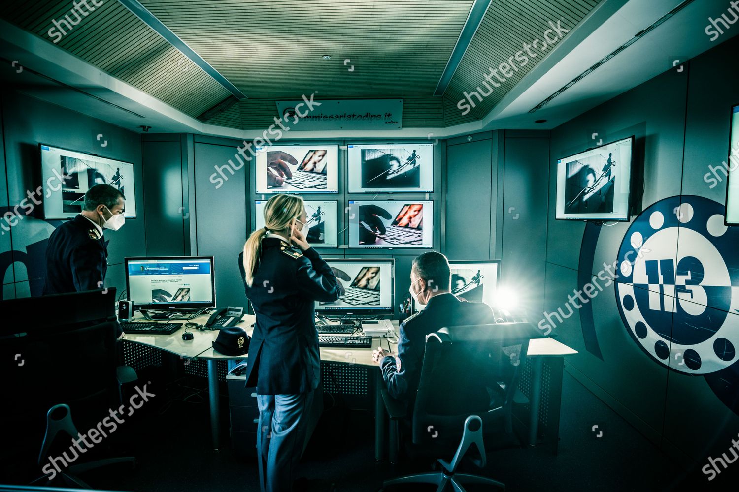 Operational Activities Online Police Station Virtual Editorial Stock ...