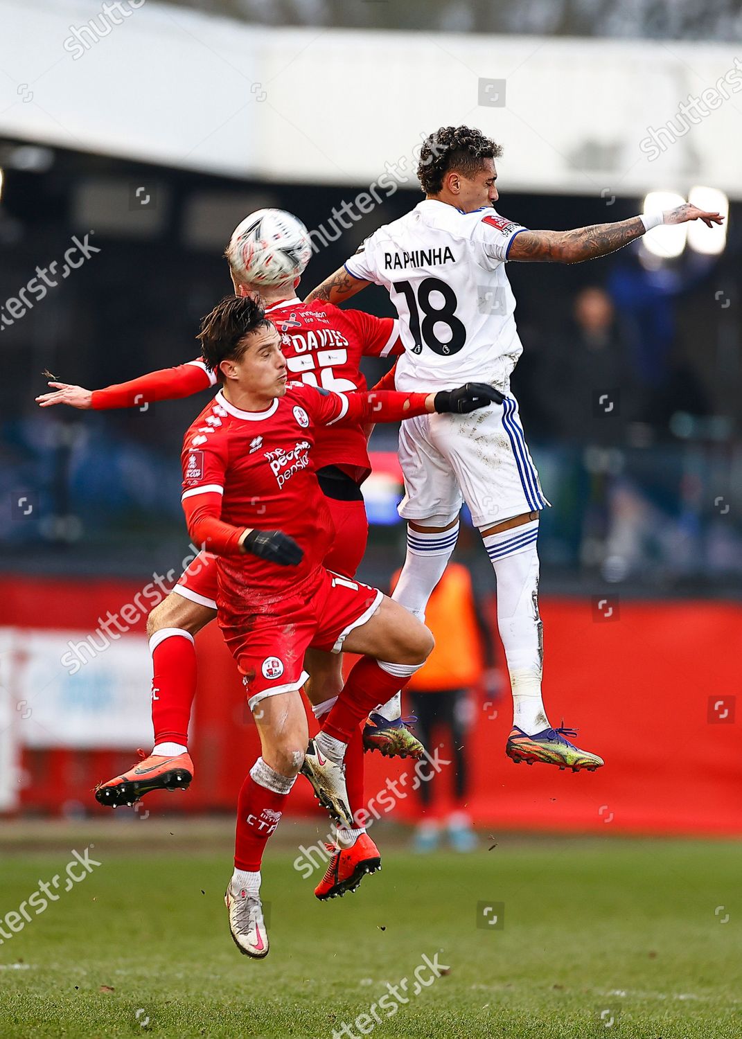 Tom Nichols Archie Davies Crawley Raphinha Editorial Stock Photo ...
