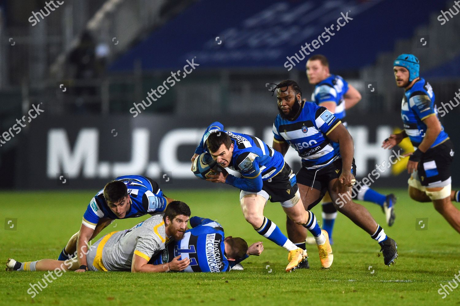Ben Spencer Bath Rugby Takes On Editorial Stock Photo - Stock Image ...
