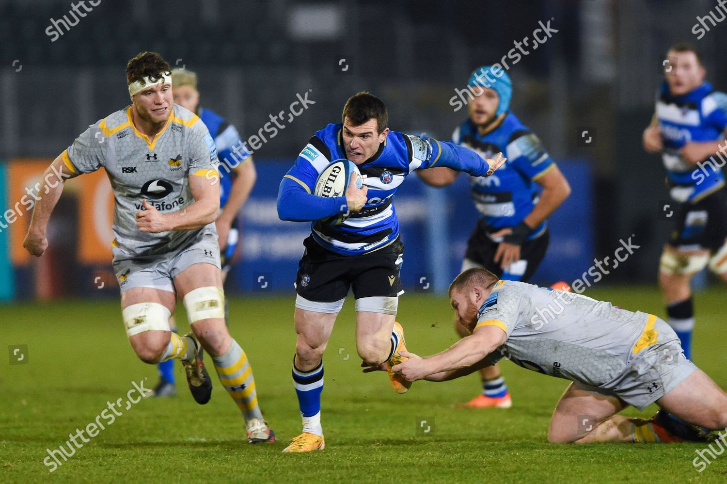 Ben Spencer Bath Rugby Takes On Editorial Stock Photo - Stock Image ...