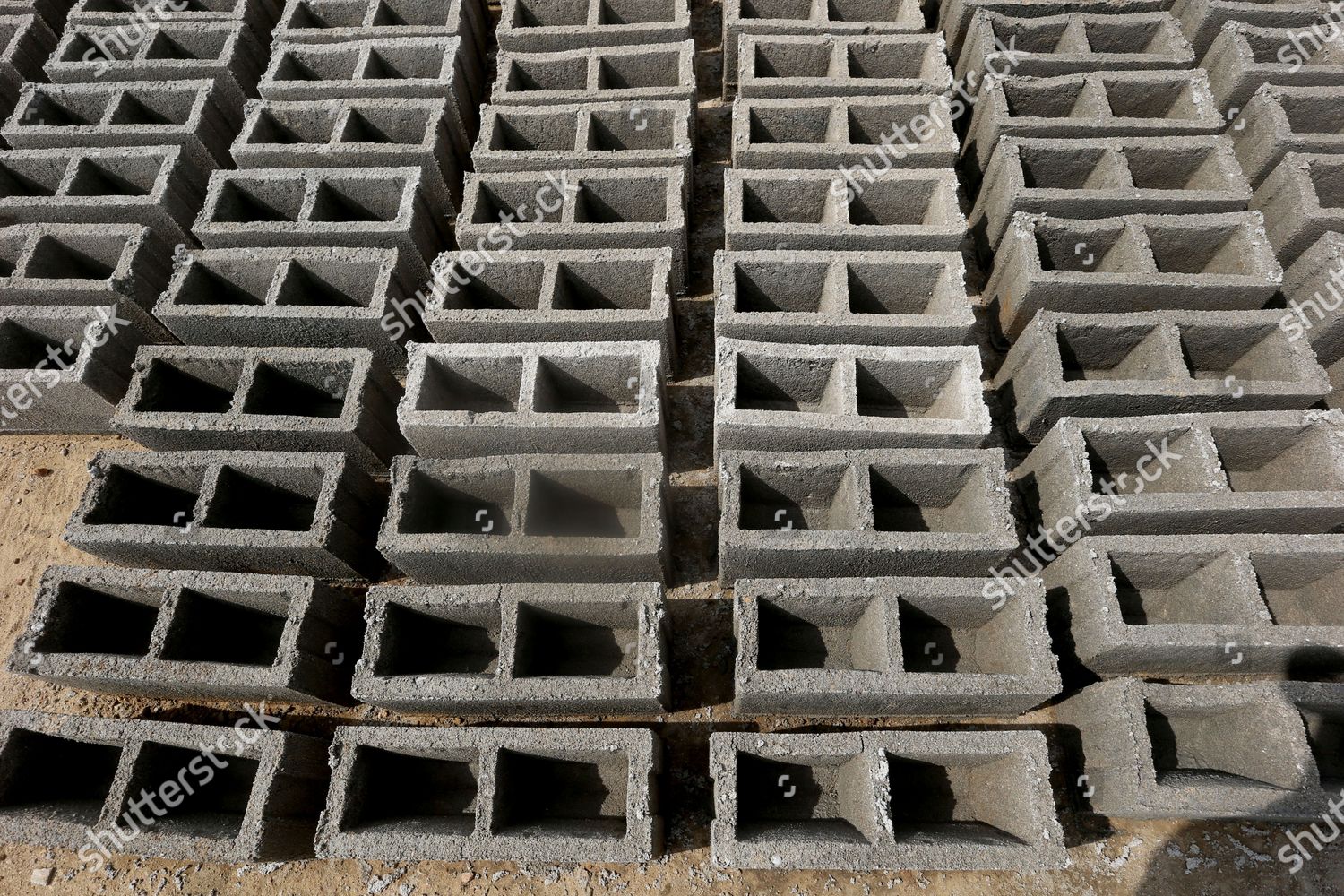 General View Molded Blocks Construction Site Editorial Stock Photo ...