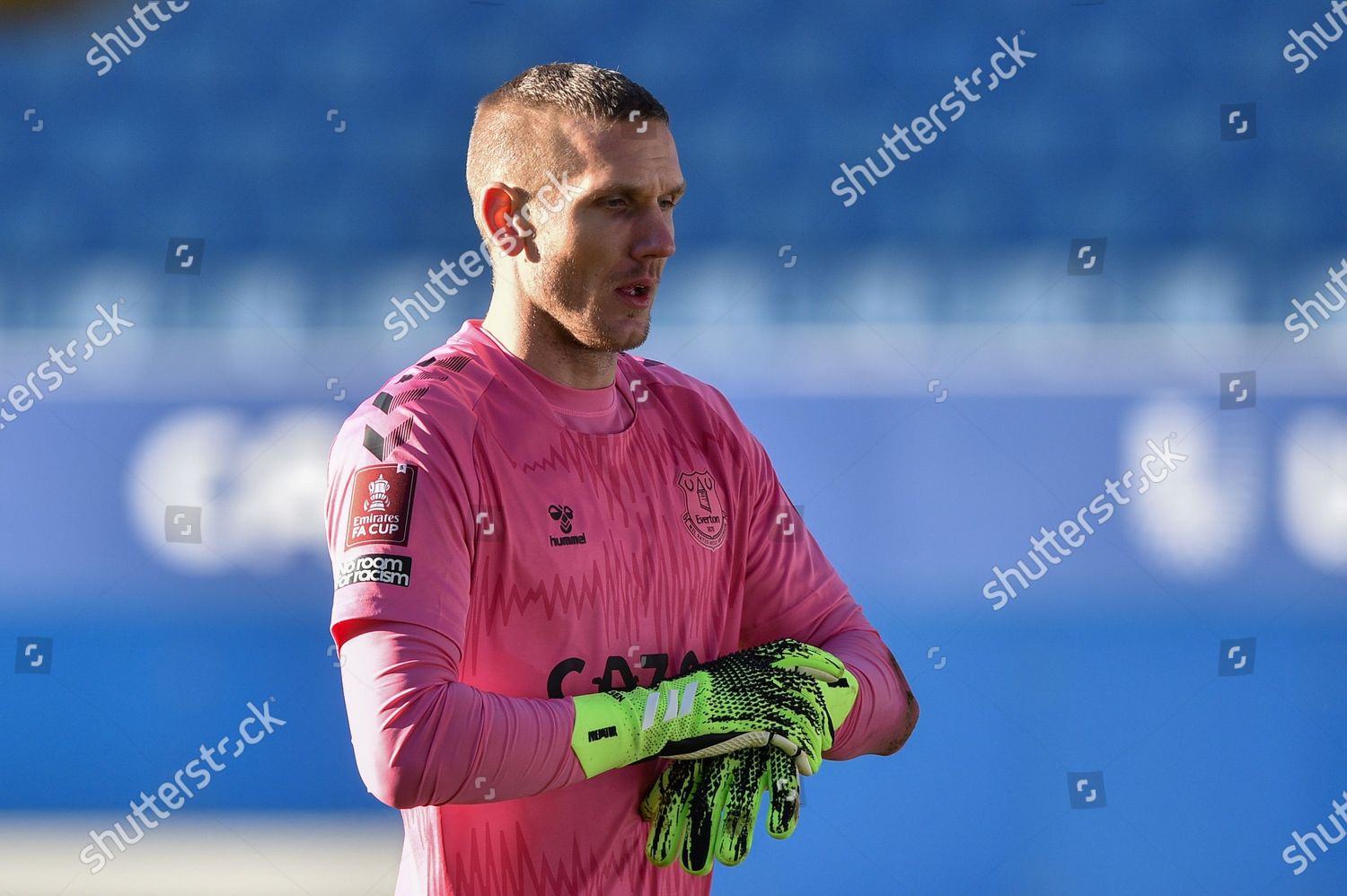 Robin Olsen 33 Everton During Game Editorial Stock Photo - Stock Image ...