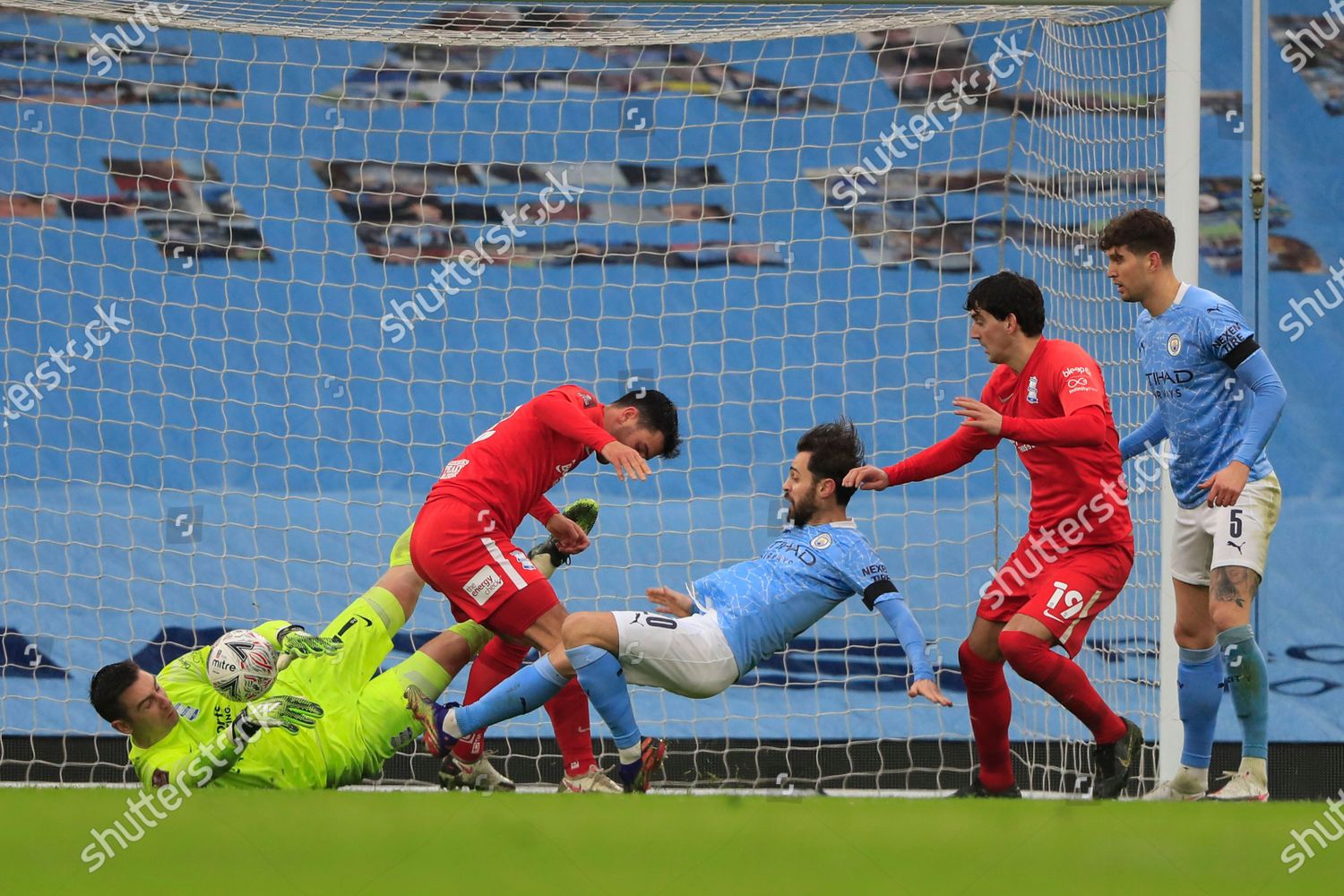 Goal Line Scuffle Between Bernardo Silva Editorial Stock Photo - Stock ...