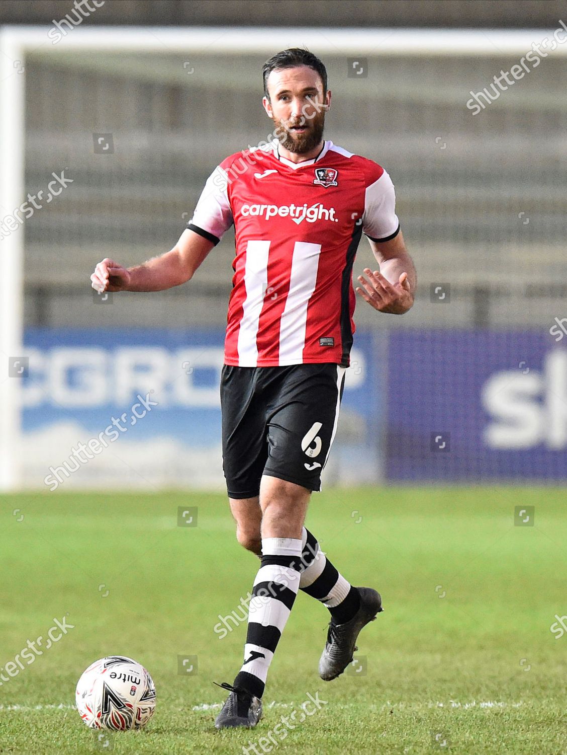 Rory Mcardle 6 Exeter City During Editorial Stock Photo - Stock Image ...