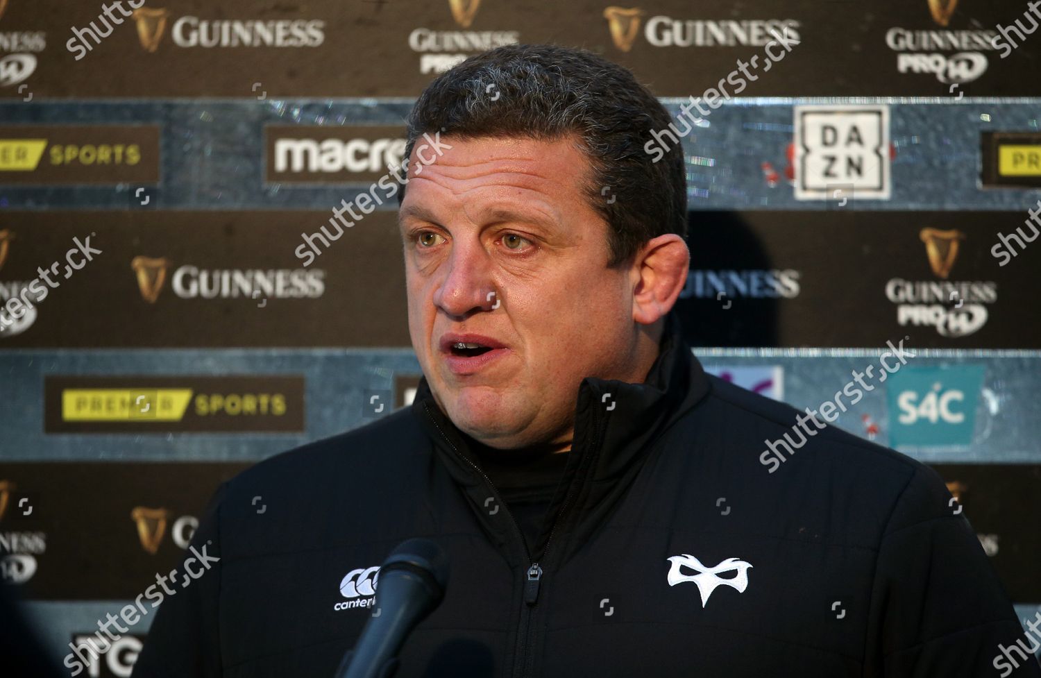 Ospreys Head Coach Toby Booth Editorial Stock Photo - Stock Image ...
